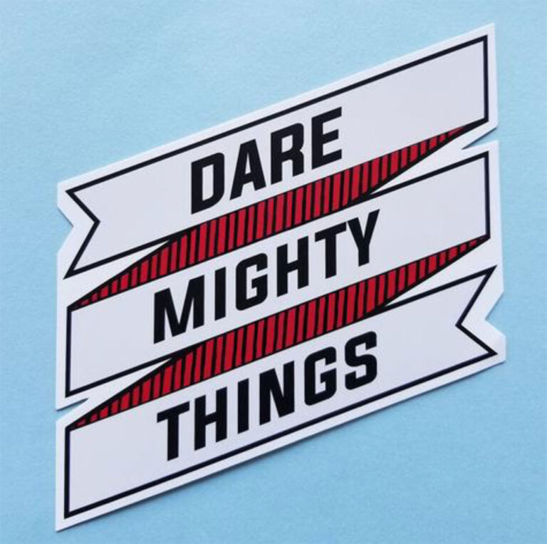 Rough Riders Registry | » Dare Mighty Things sticker V2