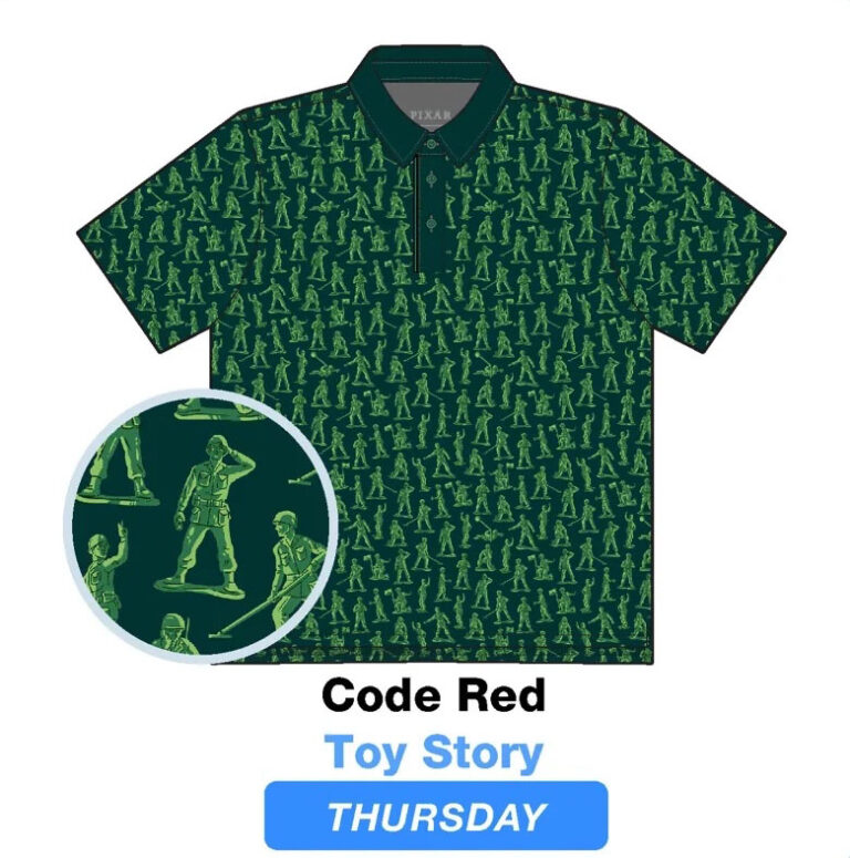 Rough Riders Registry | » Toy Story “Code Red” All-Day Polo – SDCC ...